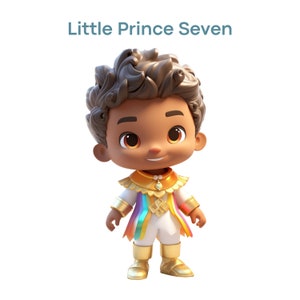 Cute Prince Clipart, Blue Prince PNG Instant Download, Chibi Prince ...