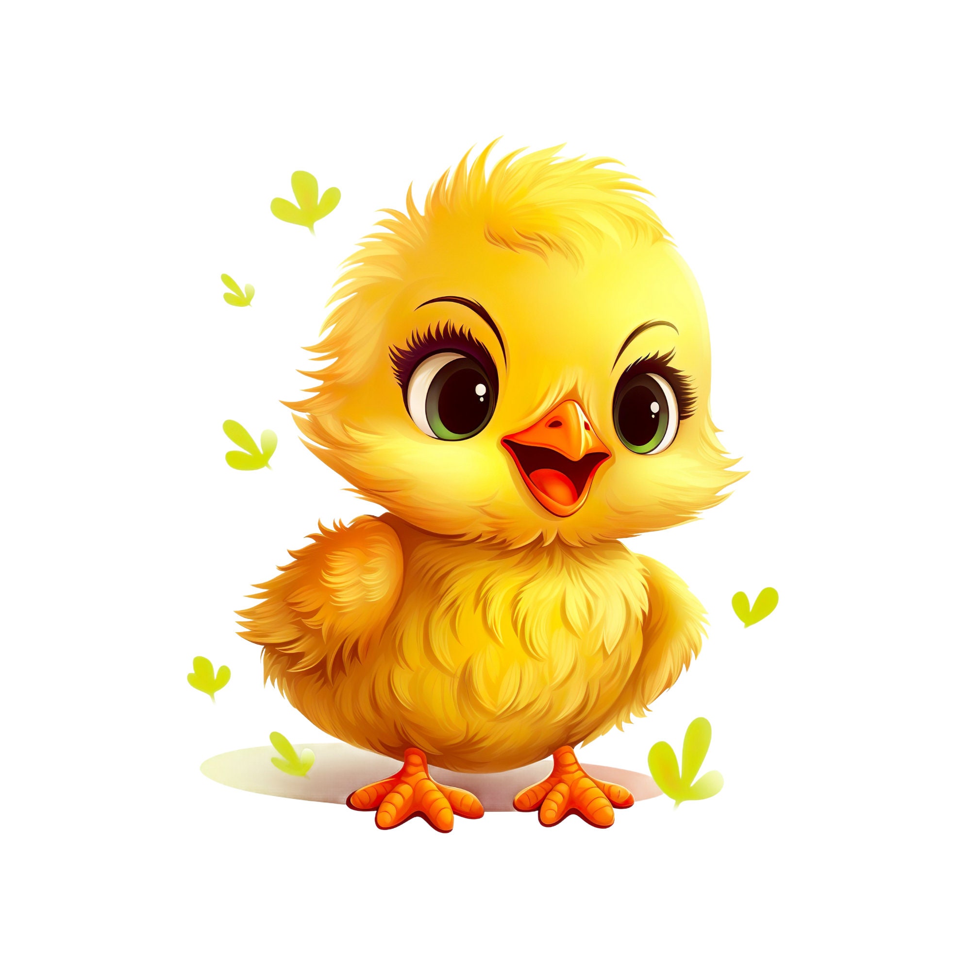 Cute Baby Chicken Cartoon