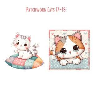 Cute Cat Clipart, Animal Png's, Transparent Digital Download ...