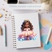 Princess, Cute Princess Clipart, Cute Afro Princess PNG Instant ...