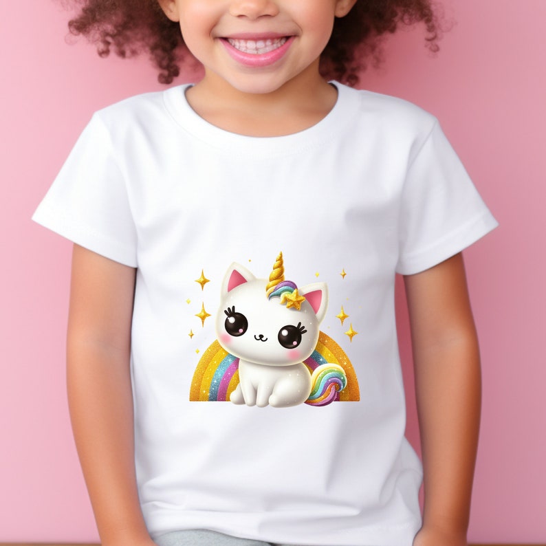 Caticorn, Cute Kawaii Chibi Caticorn Clipart PNG, Instant Download ...