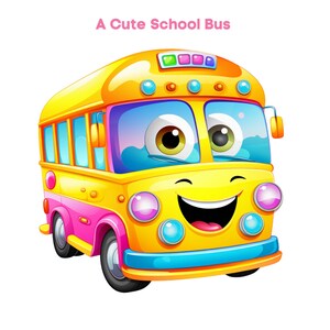 School Clipart, Girls Back to School Clipart Bundle, Cute School ...