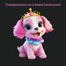 Princess Puppy Clipart, Royal Puppy PNG Digital Download, Pink Princess ...