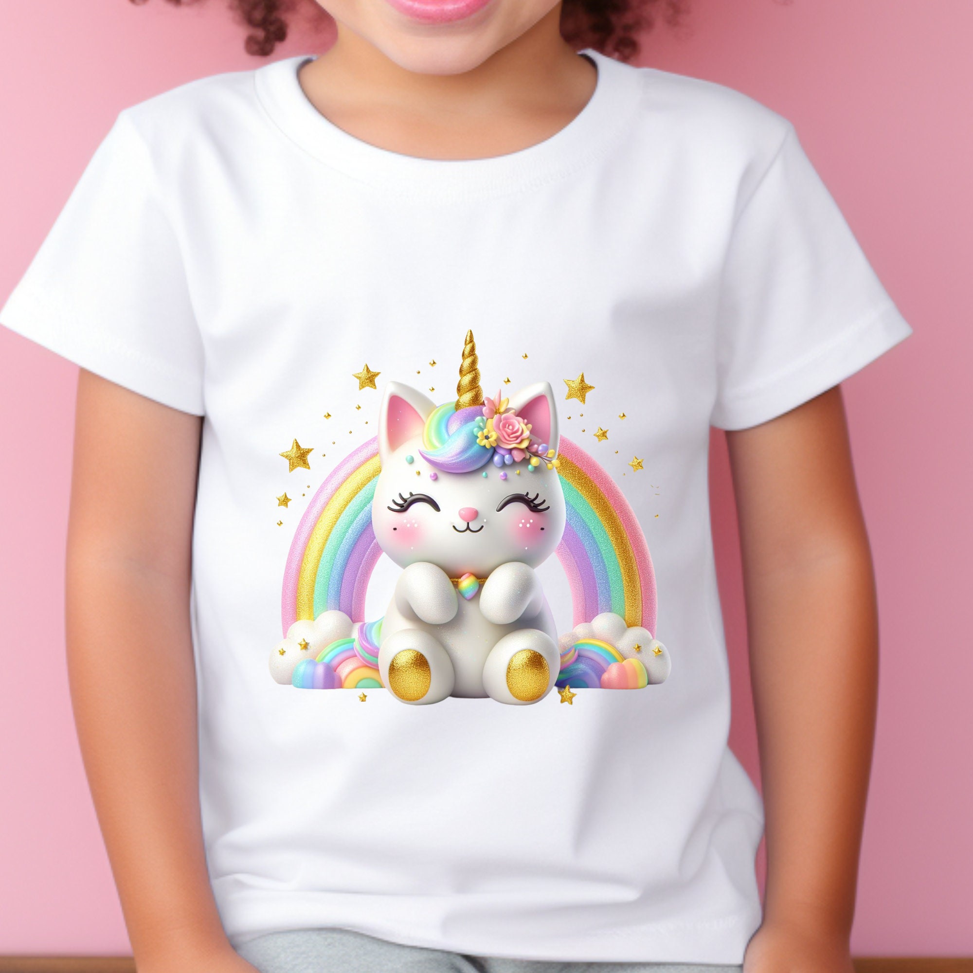 Caticorn, Cute Kawaii Chibi Caticorn Clipart PNG, Instant Download ...