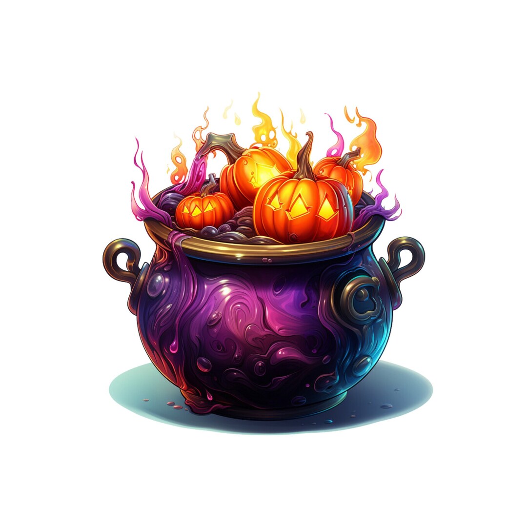 Halloween, Cauldron Clipart, Magical Witches Cauldron PNG Transparency ...