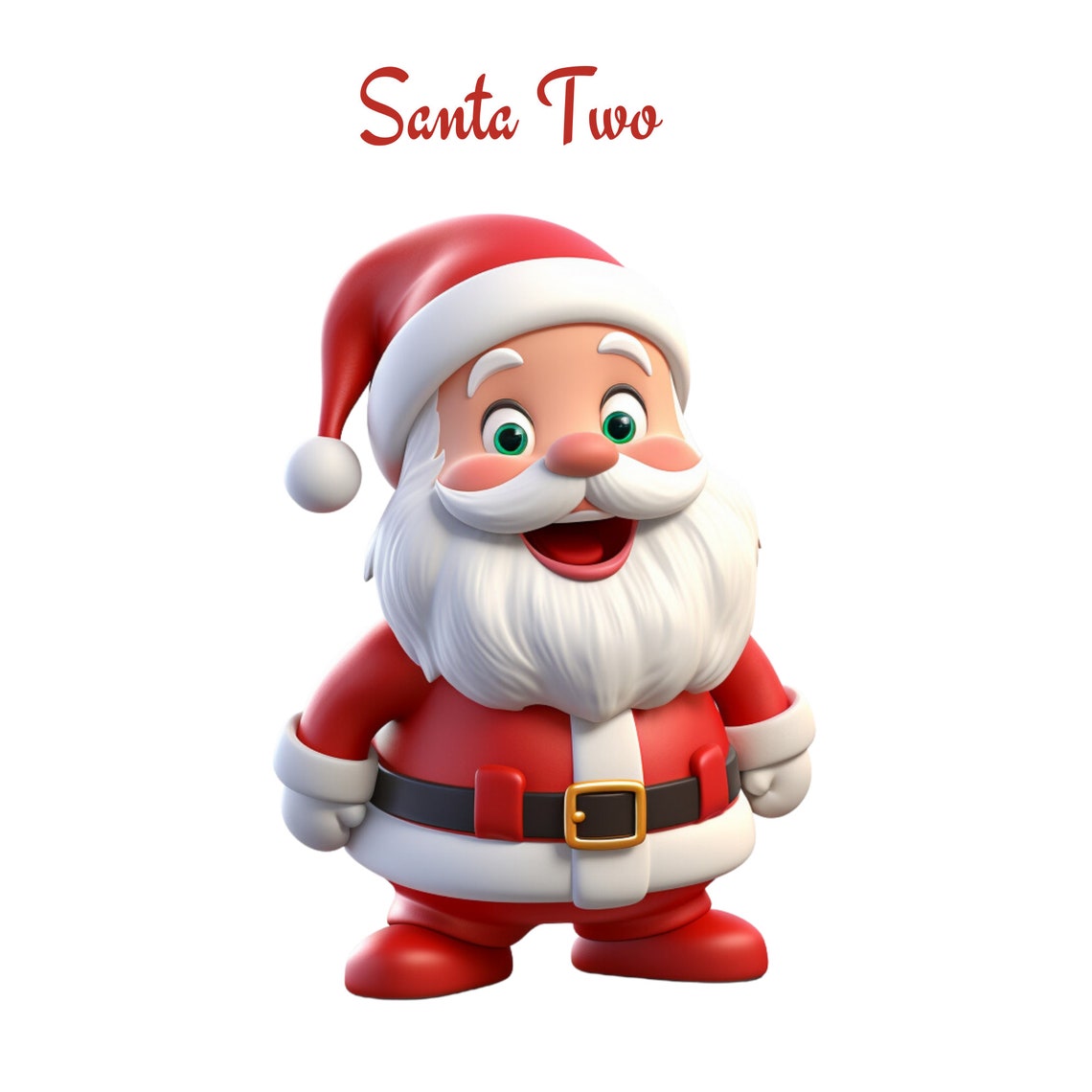 Santa Clause Bundle, Cute Christmas Santa Clause Clipart PNG Bundle ...