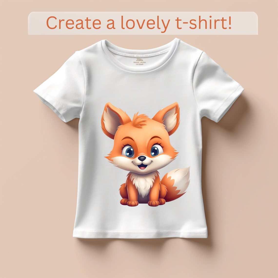 Cute Baby Fox Clipart PNG Transparent Digital Download PNG - Etsy
