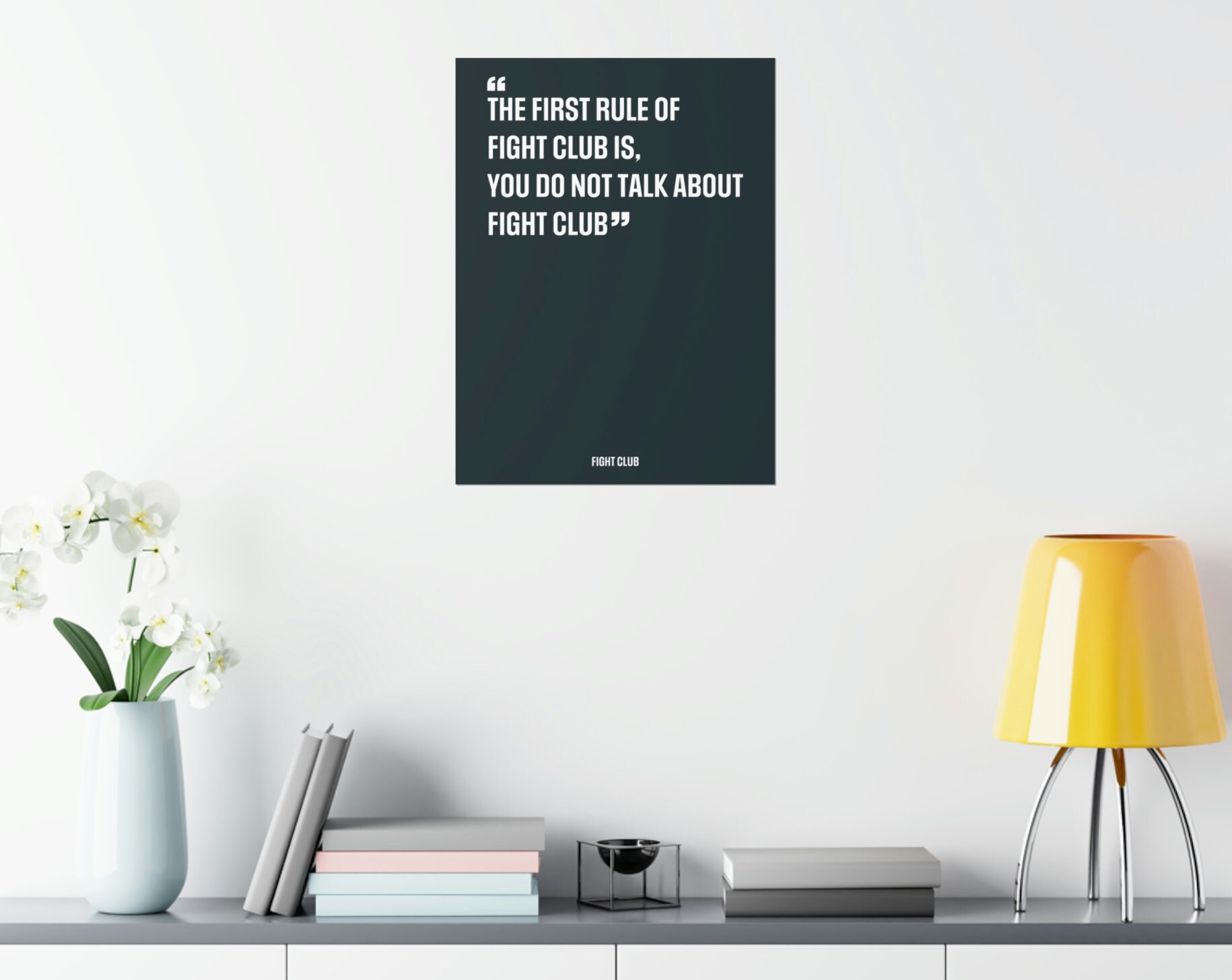 Fight Club Movie Quote Poster - Digital Download - Printable Wall Art ...