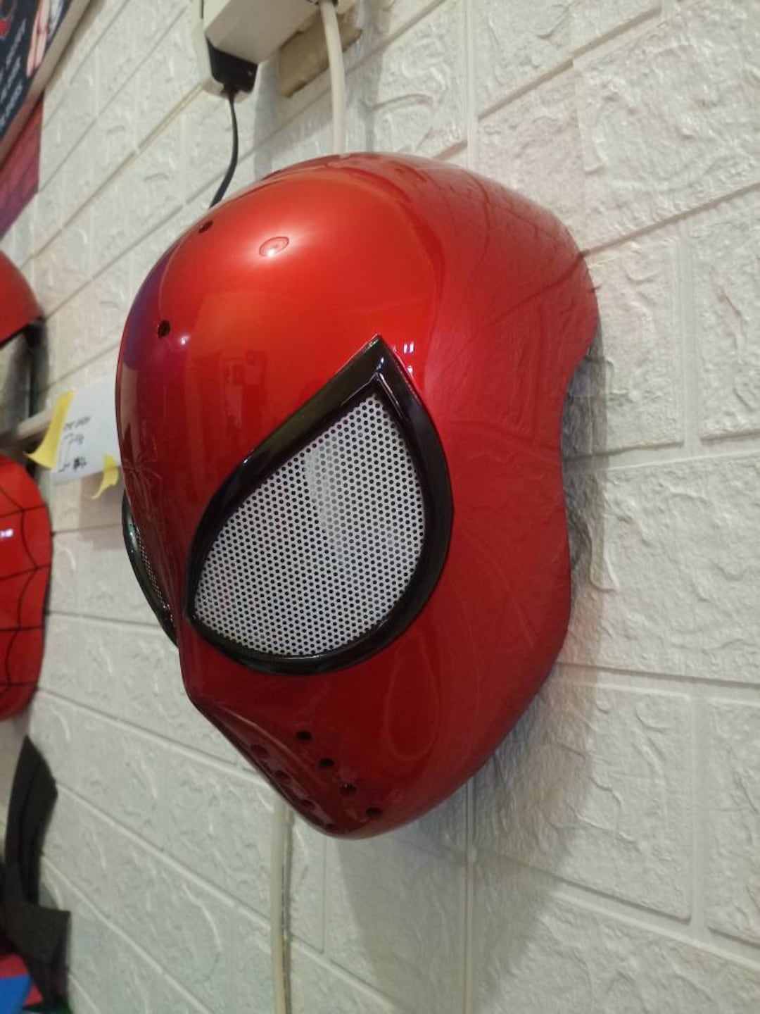 Spiderman Faceshield / Spiderman Mask / Spiderman Cosplay / - Etsy