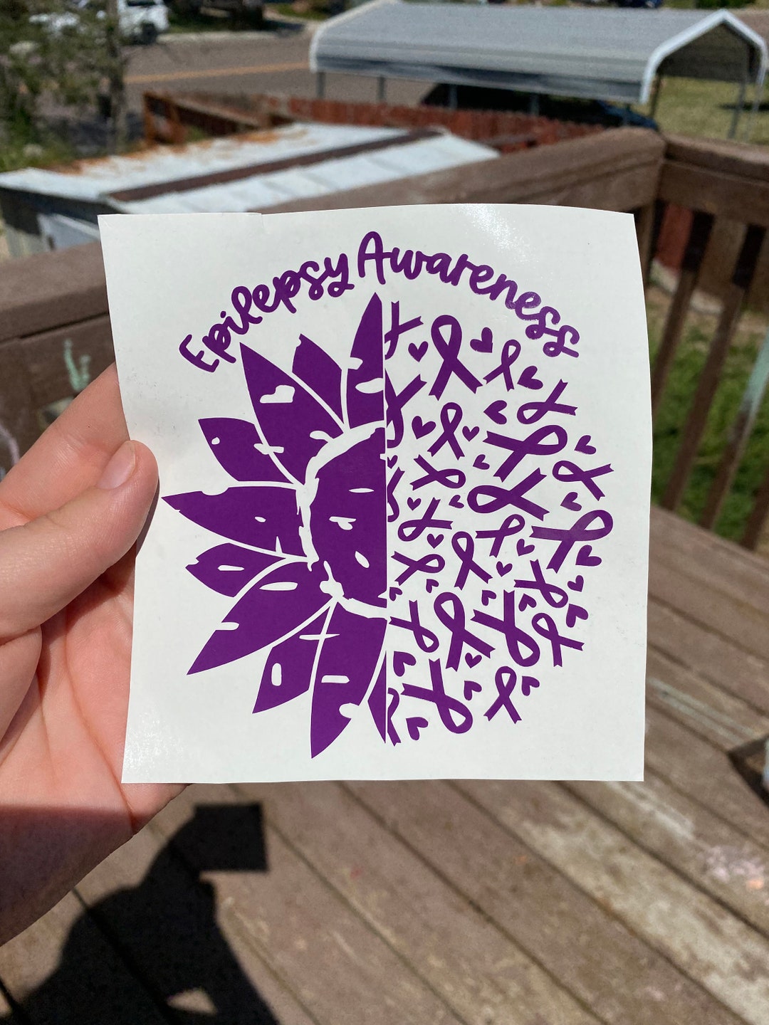 Epilepsy Awareness Decal Sticker - Etsy