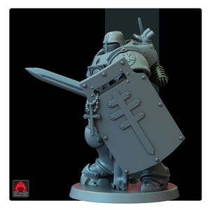 Lieutenant in Machine Armor Melee | Tabletop Miniatures | Wargaming ...