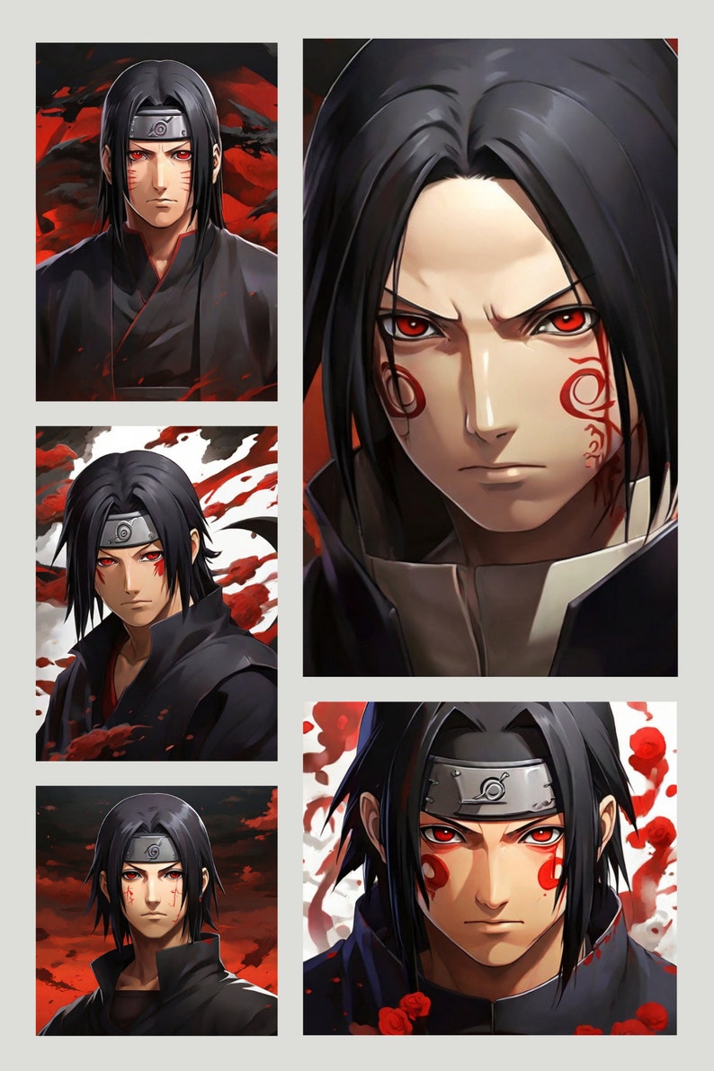 Uchiha Itachi Digital Art Collection, 7 JPG HD Images, Anime Wall Decor ...