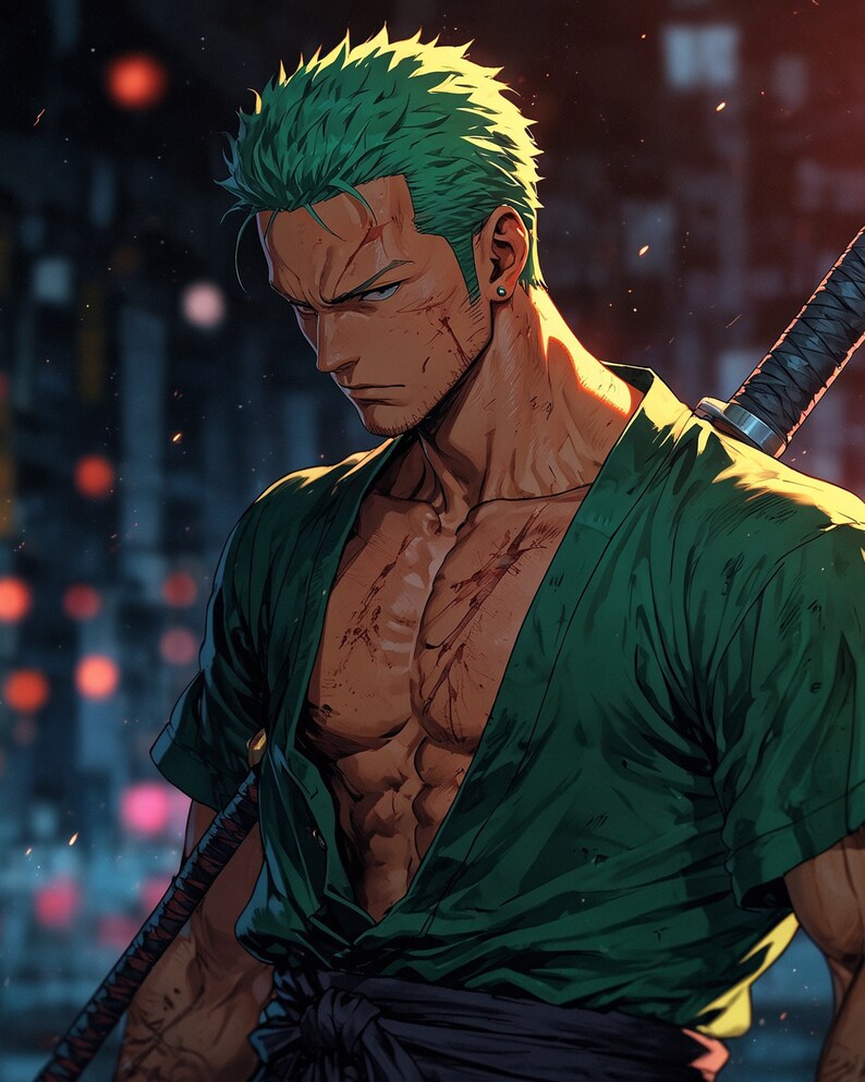Roronoa Zoro Poster Bundle, Vibrant Anime Wall Art, Perfect for Manga ...