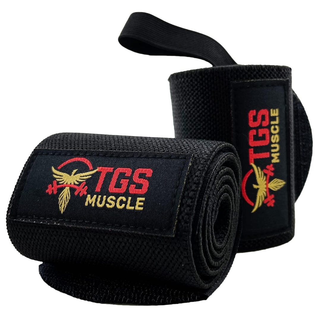 The Gain Squad- TGS Muscle Weightlifting Wrist Wraps 24" – Adjustable ...