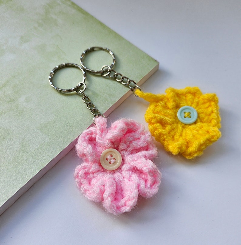 Button Flower Crochet Pattern - Etsy UK