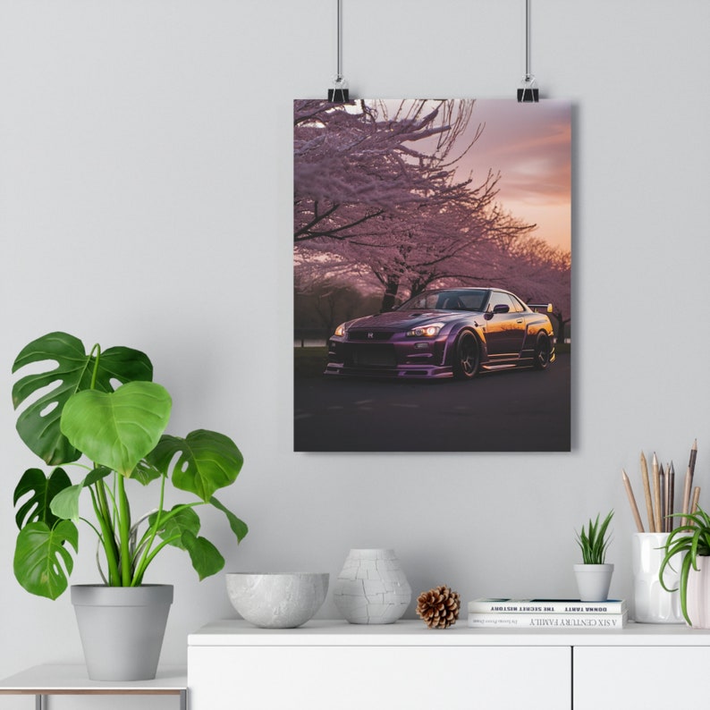 Premium Poster of Nissan Skyline GTR for Your Room - Etsy