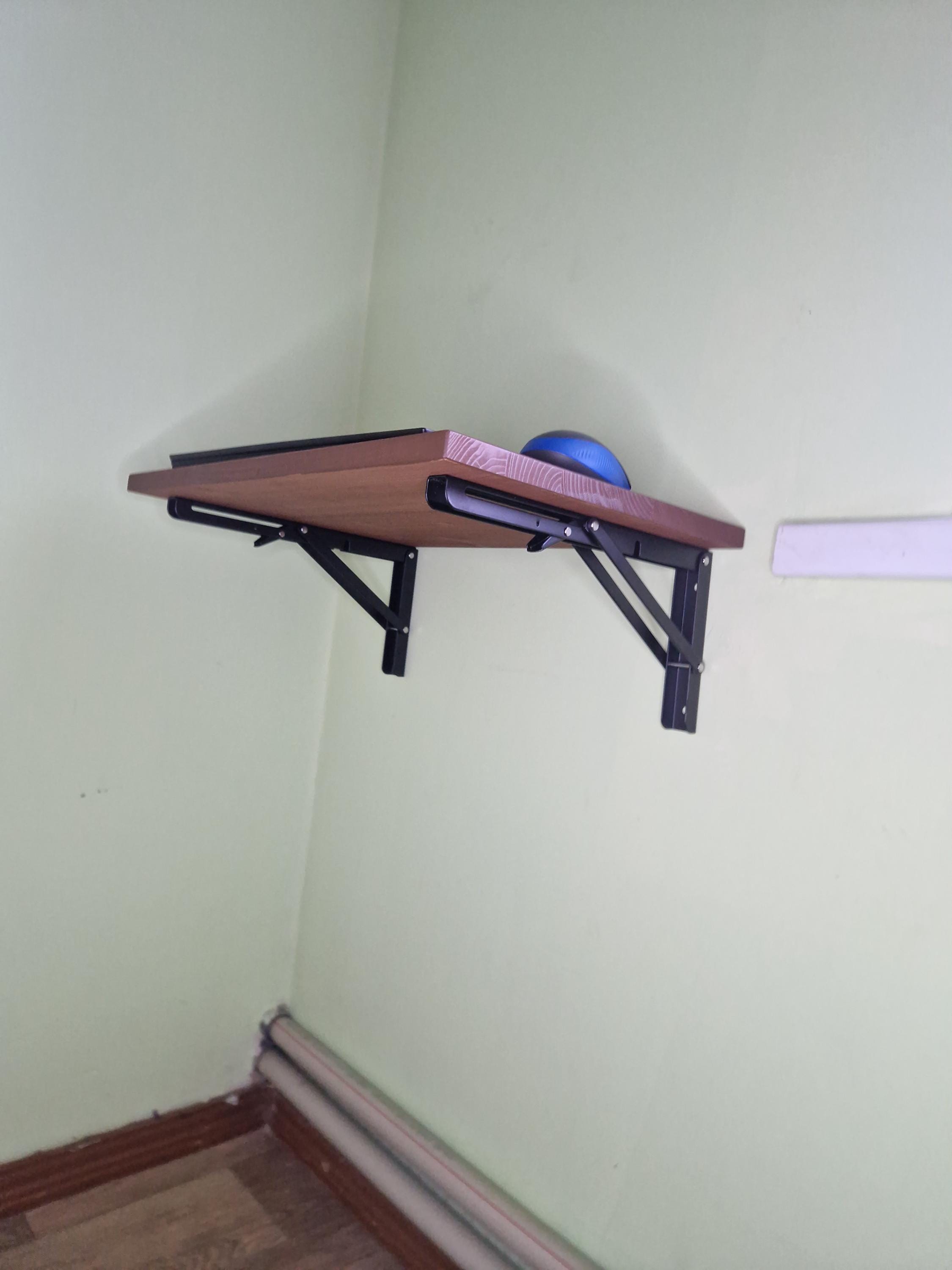 Modern Folding Table | Color: Teak | Portable, Lightweight, Space ...