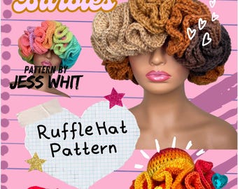 Crochet Ruffle Hat Pattern - Etsy