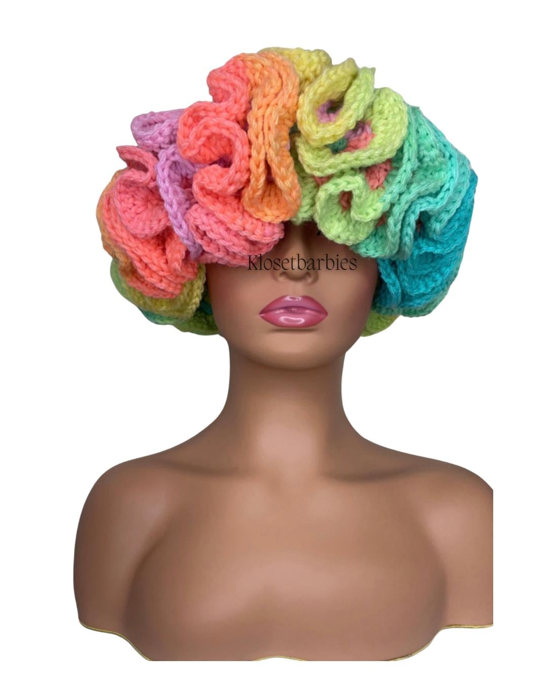 Crochet Ruffle Hat Pattern - Etsy