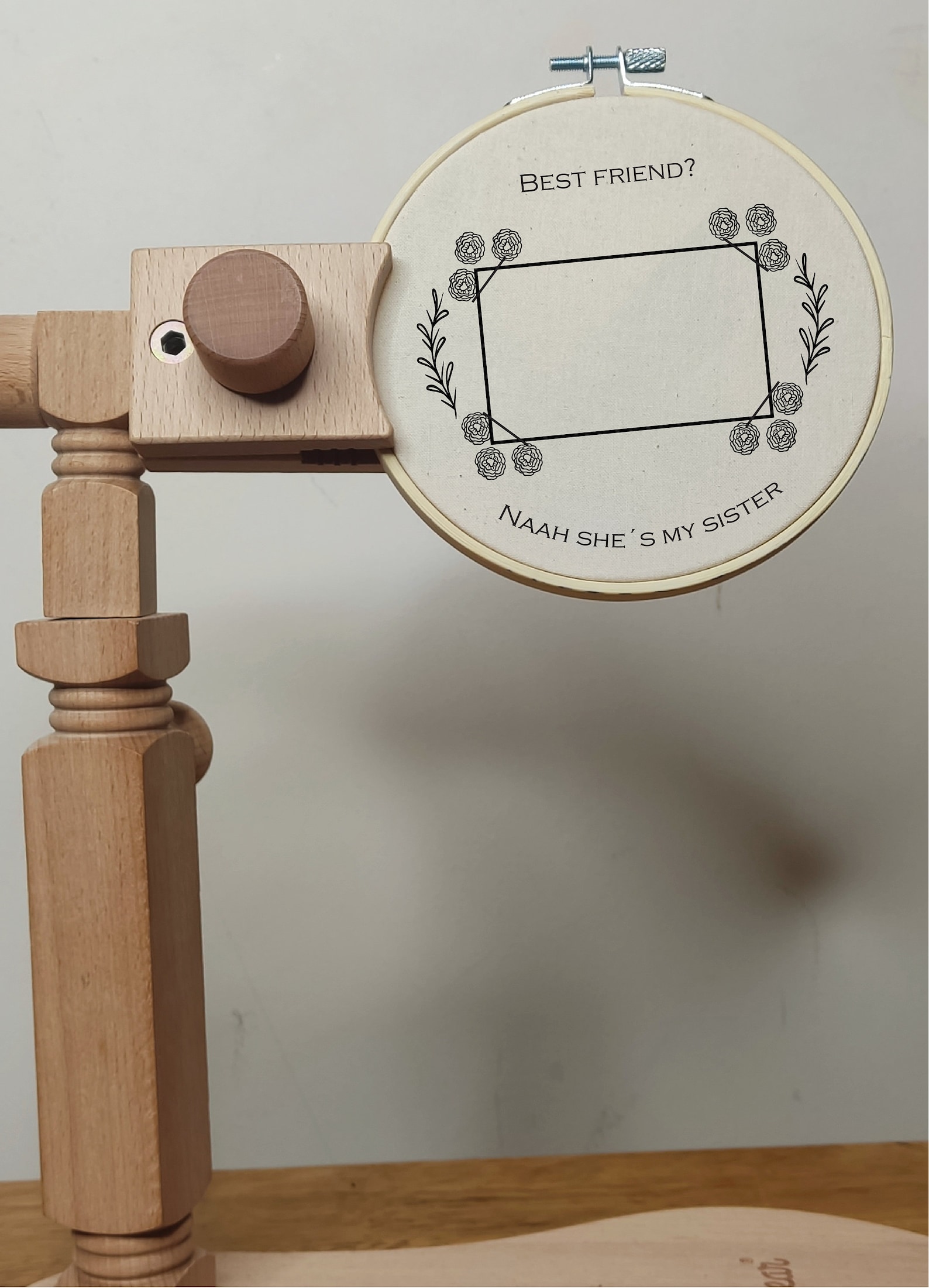 Floral Picture Frame Embroidery Pattern, Instax Mini Polaroid (digital ...