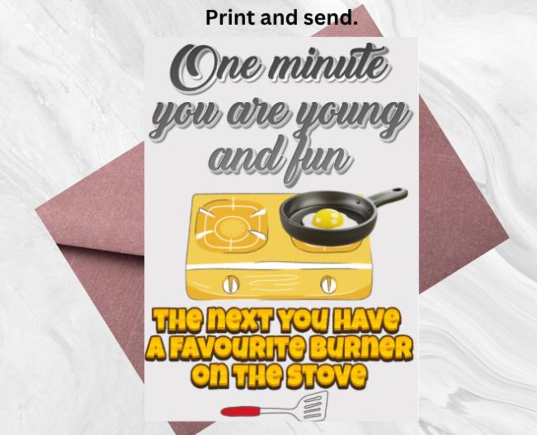 Funny Rude Birthday Card for Adults | Instant Download | Printable Email | Digital Crude Card ...