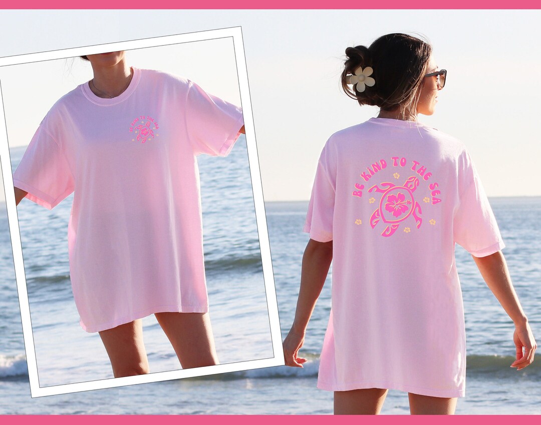 Be Kind Preppy Clothes Hibiscus Shirt Sea Turtle Shirt Coconut Girl ...