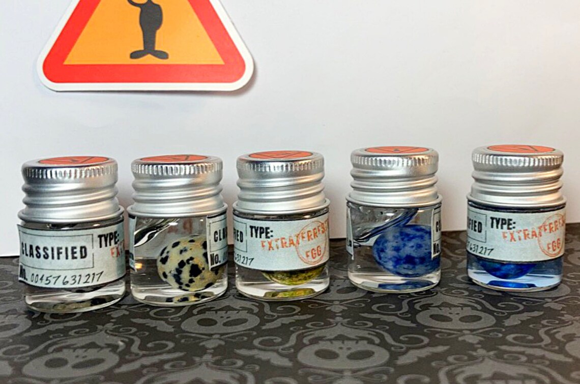 Alien Egg Prop Specimens Prop Sci-fi Handmade Decor Jars - Etsy