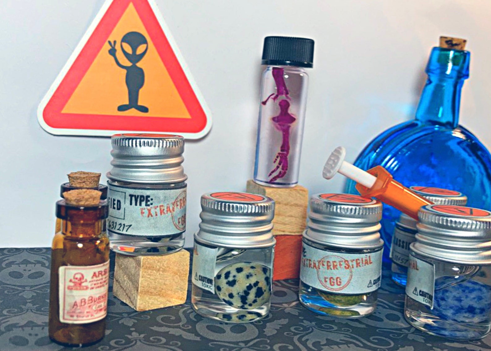 Alien Egg Prop Specimens Prop Sci-fi Handmade Decor Jars - Etsy