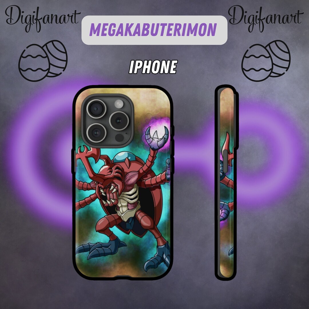 Megakabuterimon iPhone 15 Case Digimon Gift Digimon - Etsy