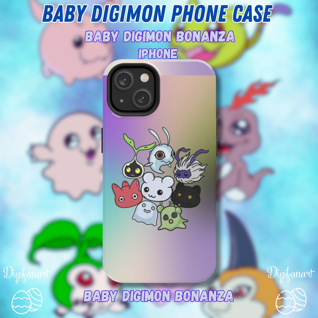 Baby Digimon Bonanza: Happy and Cute iPhone Case Digimon Adventure 01 ...