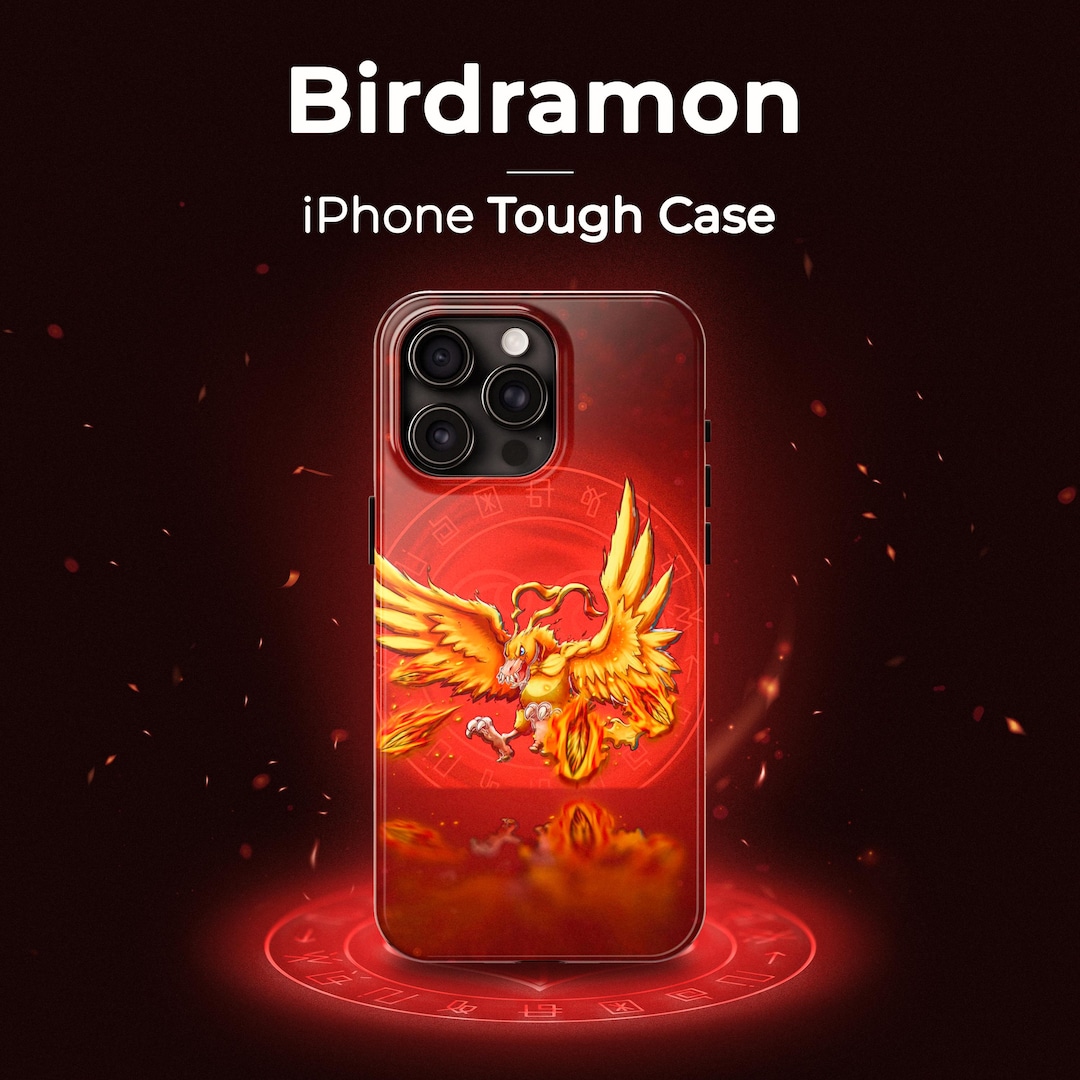 Birdramon Champion Digimon iPhone Case, Attack Move : Meteor Wing, and ...