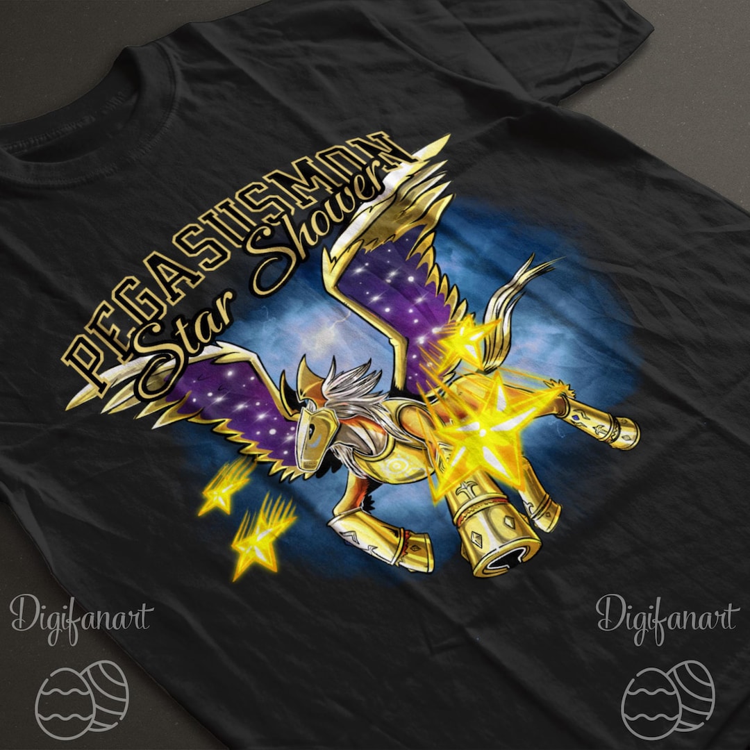 Pegasusmon T-shirt, Patamon Armor Evolution, Digimon Adventure 02, Digi ...