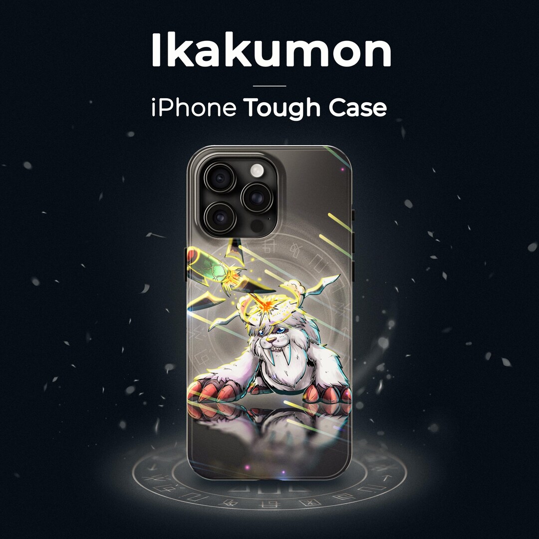 Ikkakumon Champion Digimon iPhone Case, From Digimon Adventure Season 1 ...