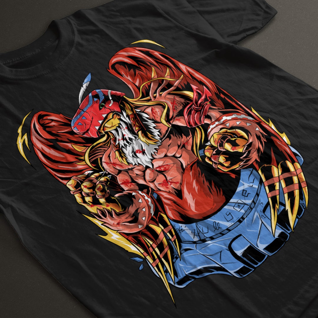 Garudamon's Battle Cry: Crest of Love Warrior Tee, Strength & Love ...