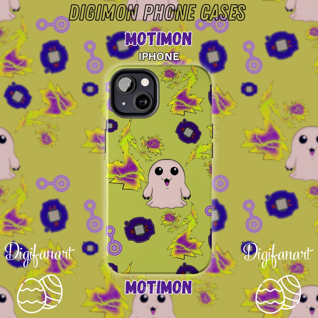 Motimon Digimon iPhone Cases, Digimon Fan Art, Digivice, Digimon Shop ...