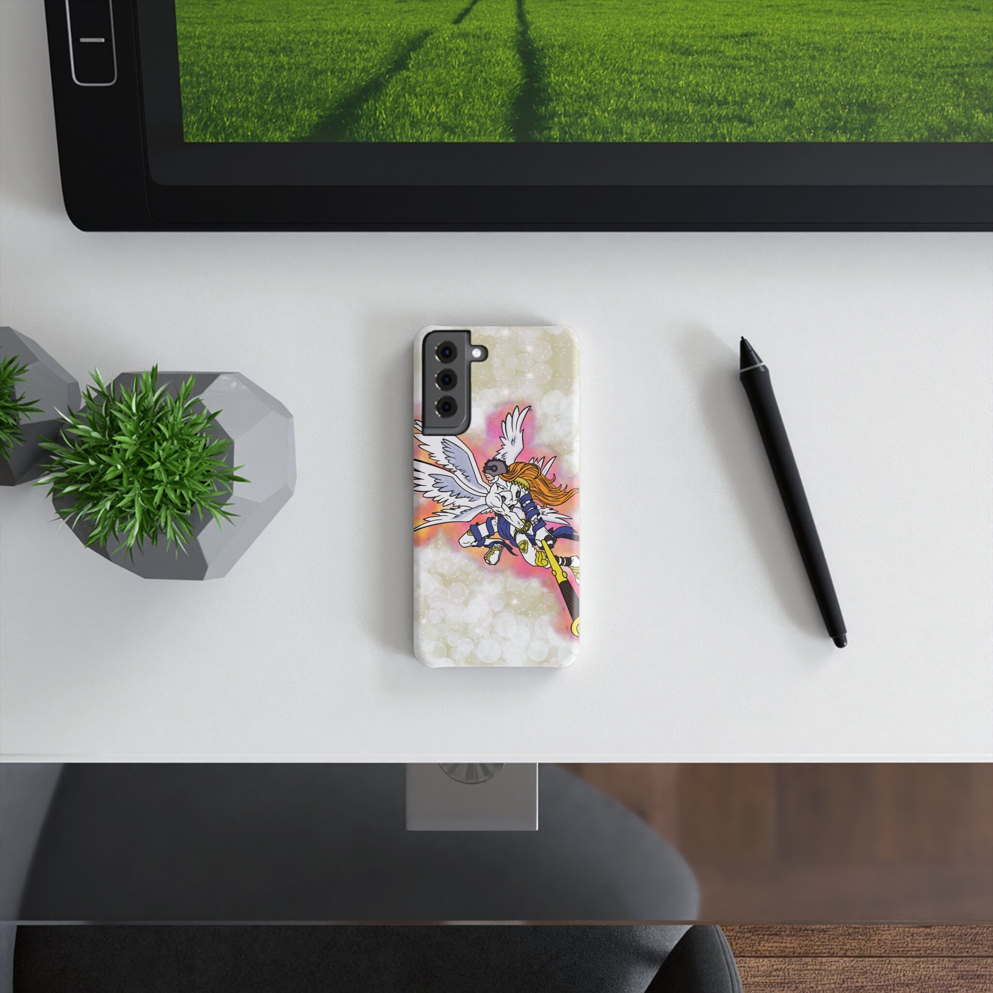 Heavenly Guardian: Angemon Digimon Case, Digimon Fan Art, Digimon Store ...