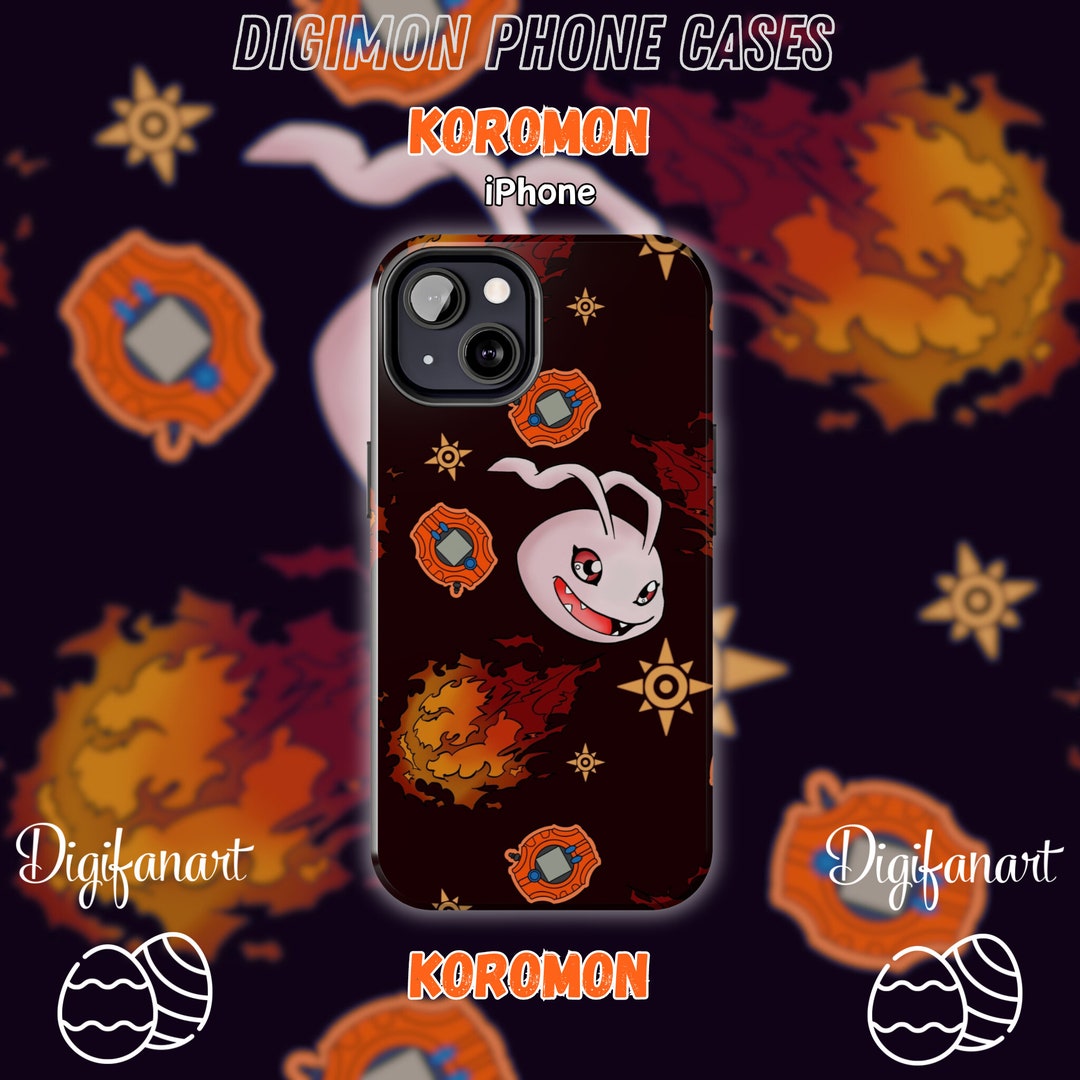 Koromon Digimon iPhone Case; Digimon Adventure Phone Case, Koromon ...