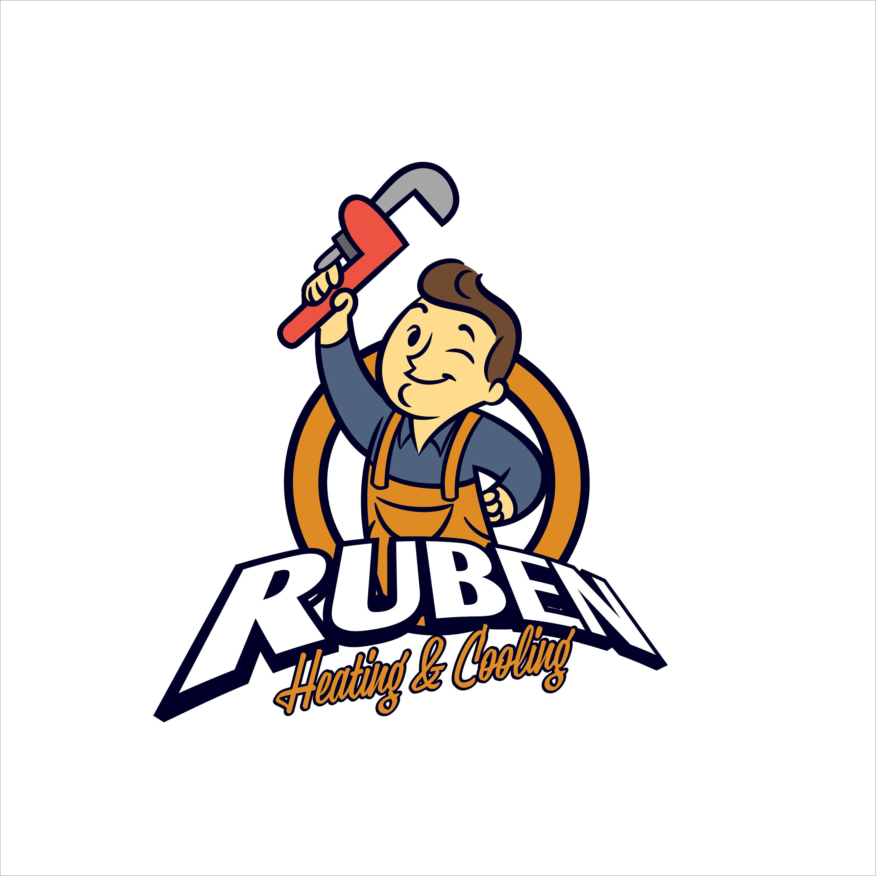 Cartoon Plumber Logo, Service Logo, Construction Logo, Premade Logo ...