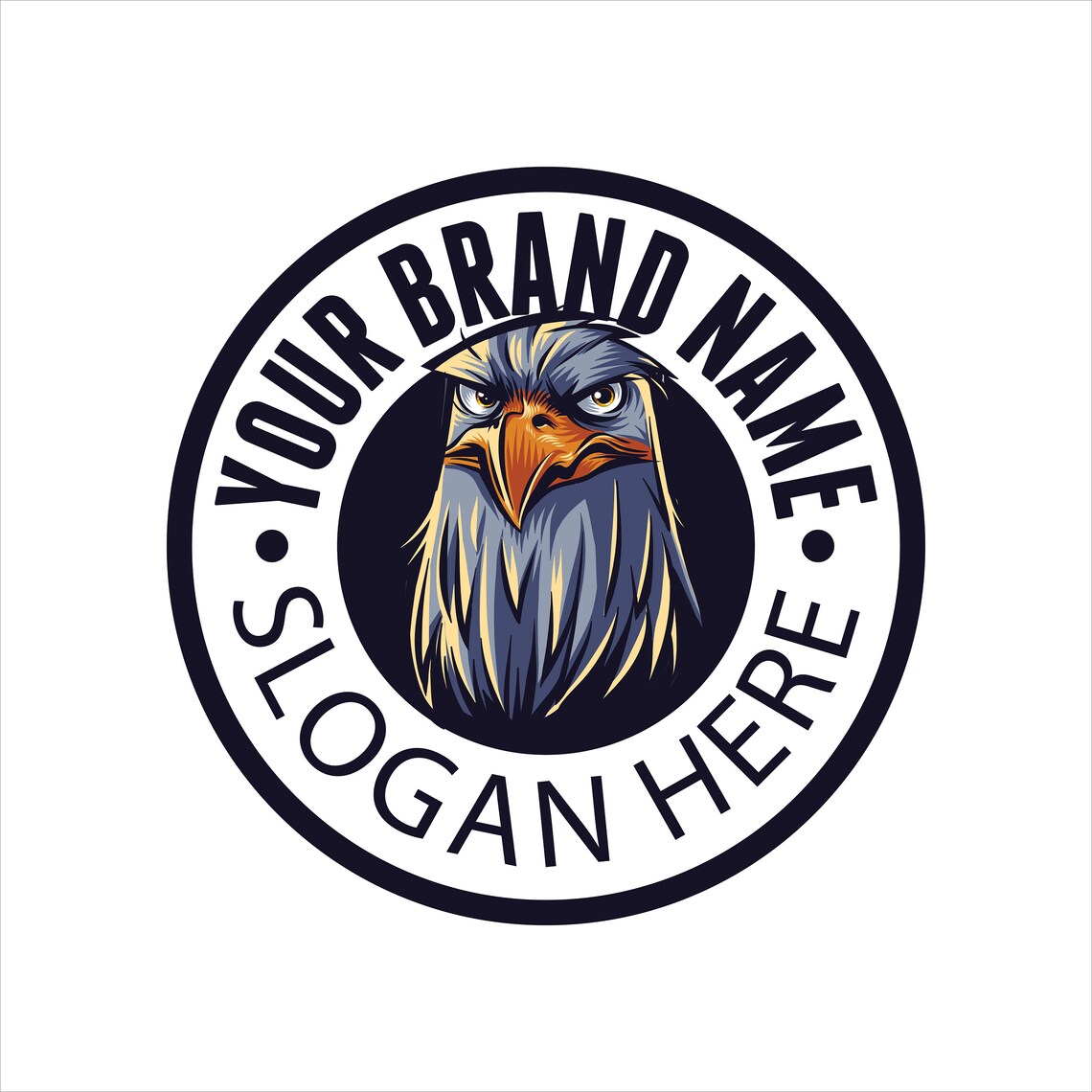 Eagle Logo - Bird Logo - Eagle Mascot - American Eagle - Illustrator ...
