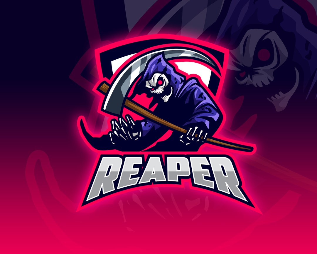 Reapper Esport Mascot Logo,personal Gaming Logo, Instant Download. Full ...