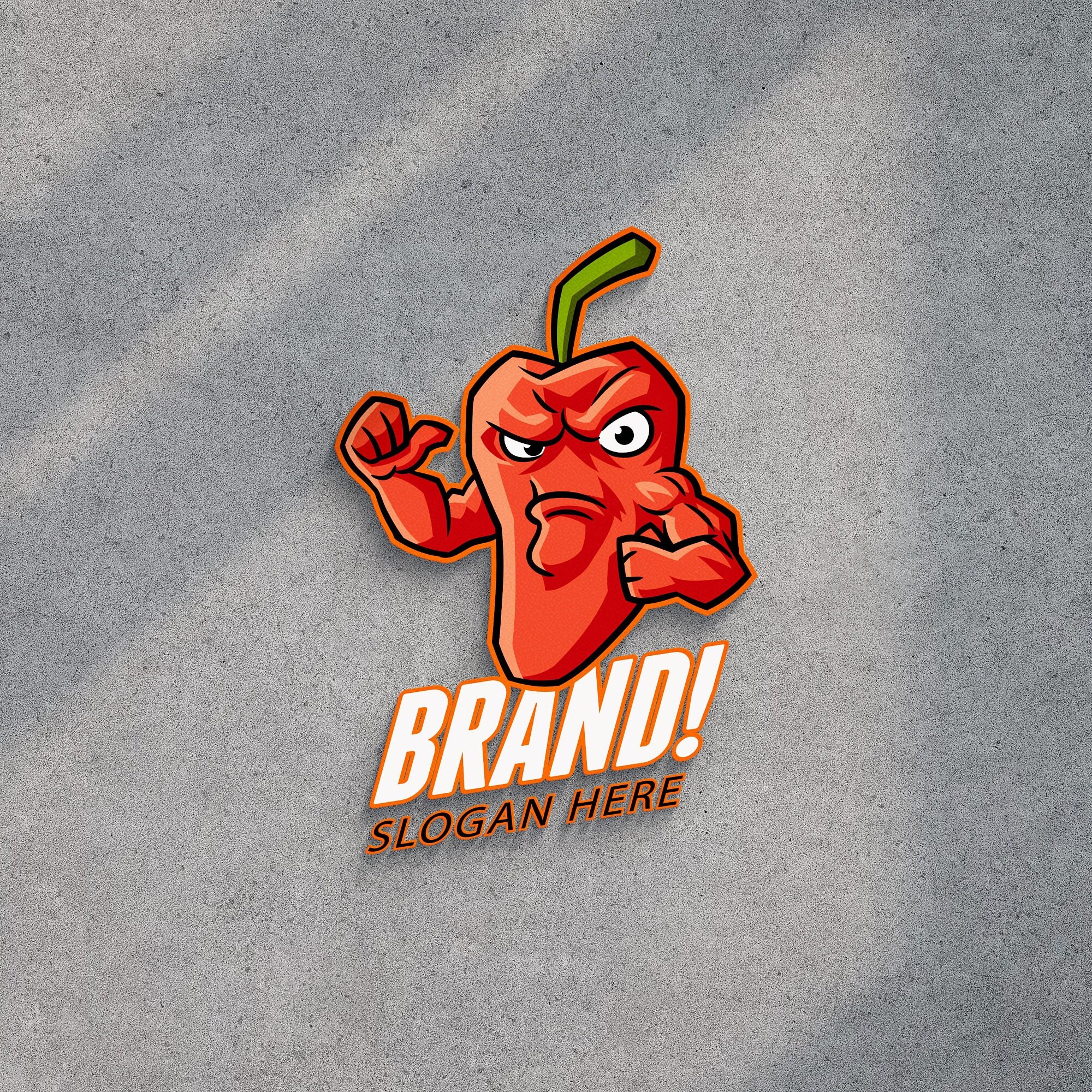 Editable Strong Chili Logo Design, Restaurant Logo, Food Logo,premade ...