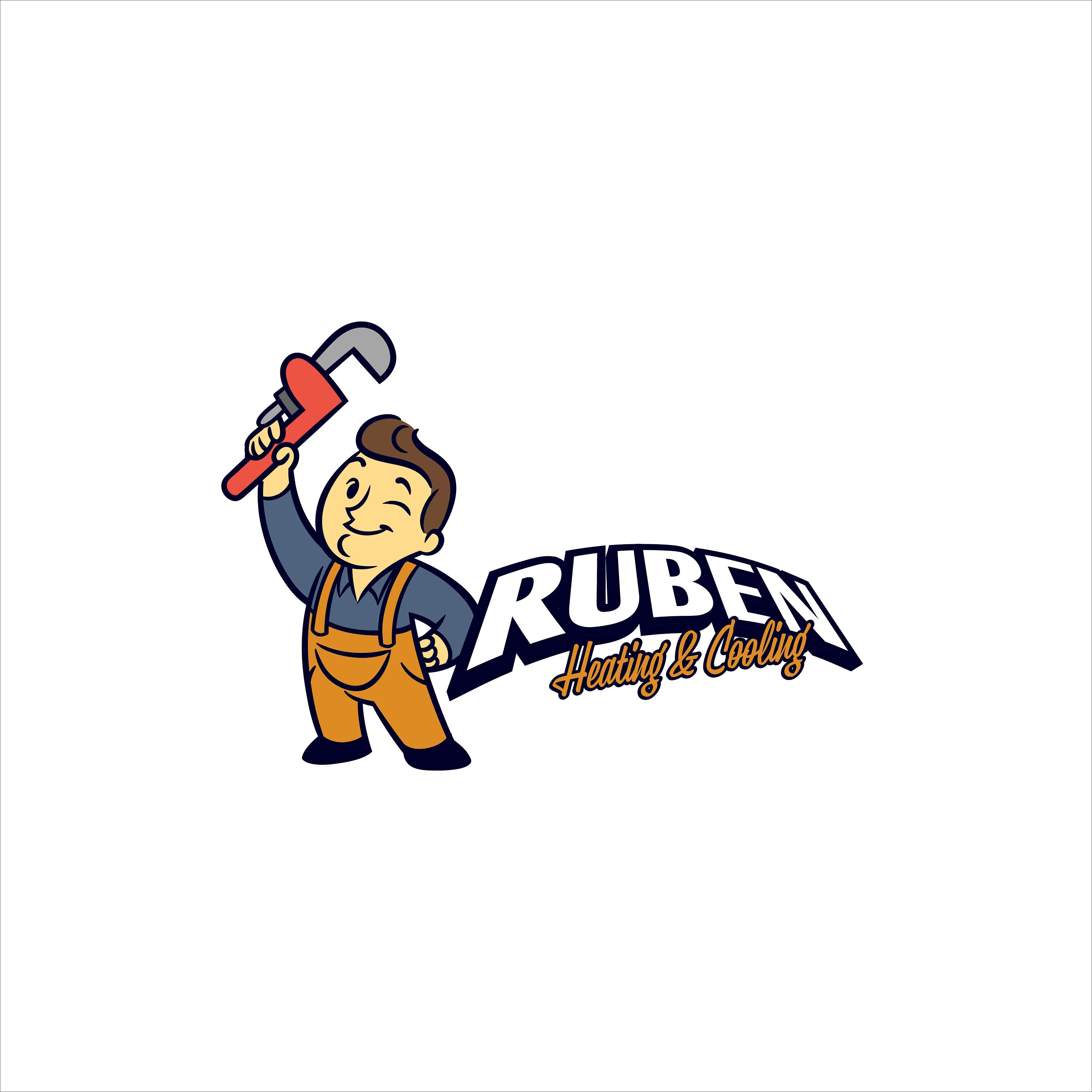 Cartoon Plumber Logo Service Logo Construction Logo Premade - Etsy