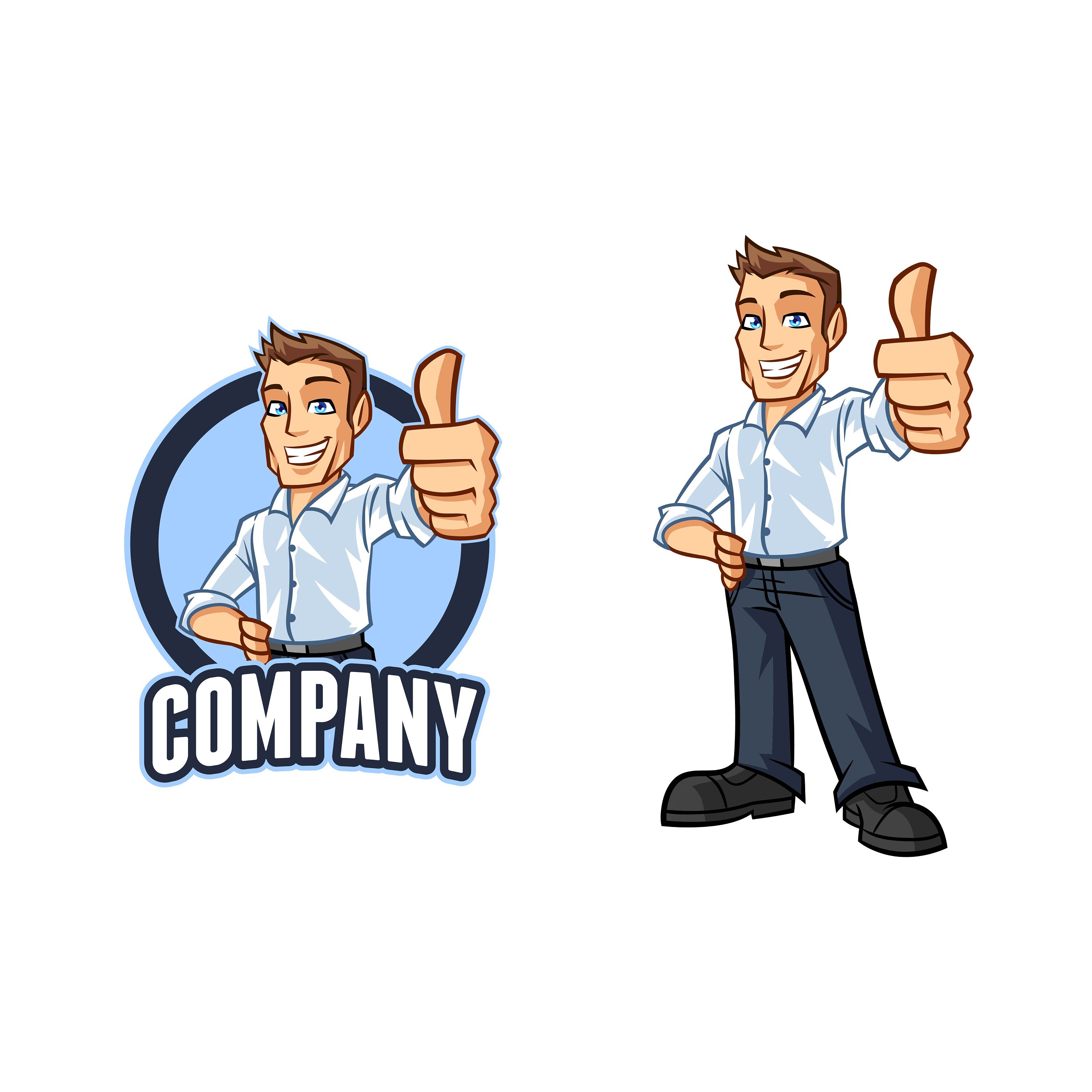 Editable Businessman Logo, Logo for Business, Service Logo, Businessman ...