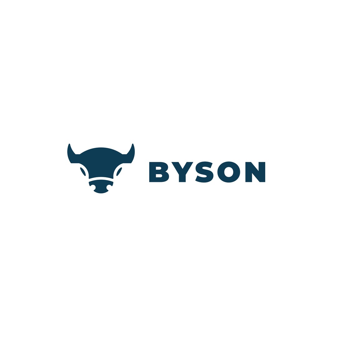 Simple Minimalist Byson Logo, Instant Download. Full Vectors. 100% ...