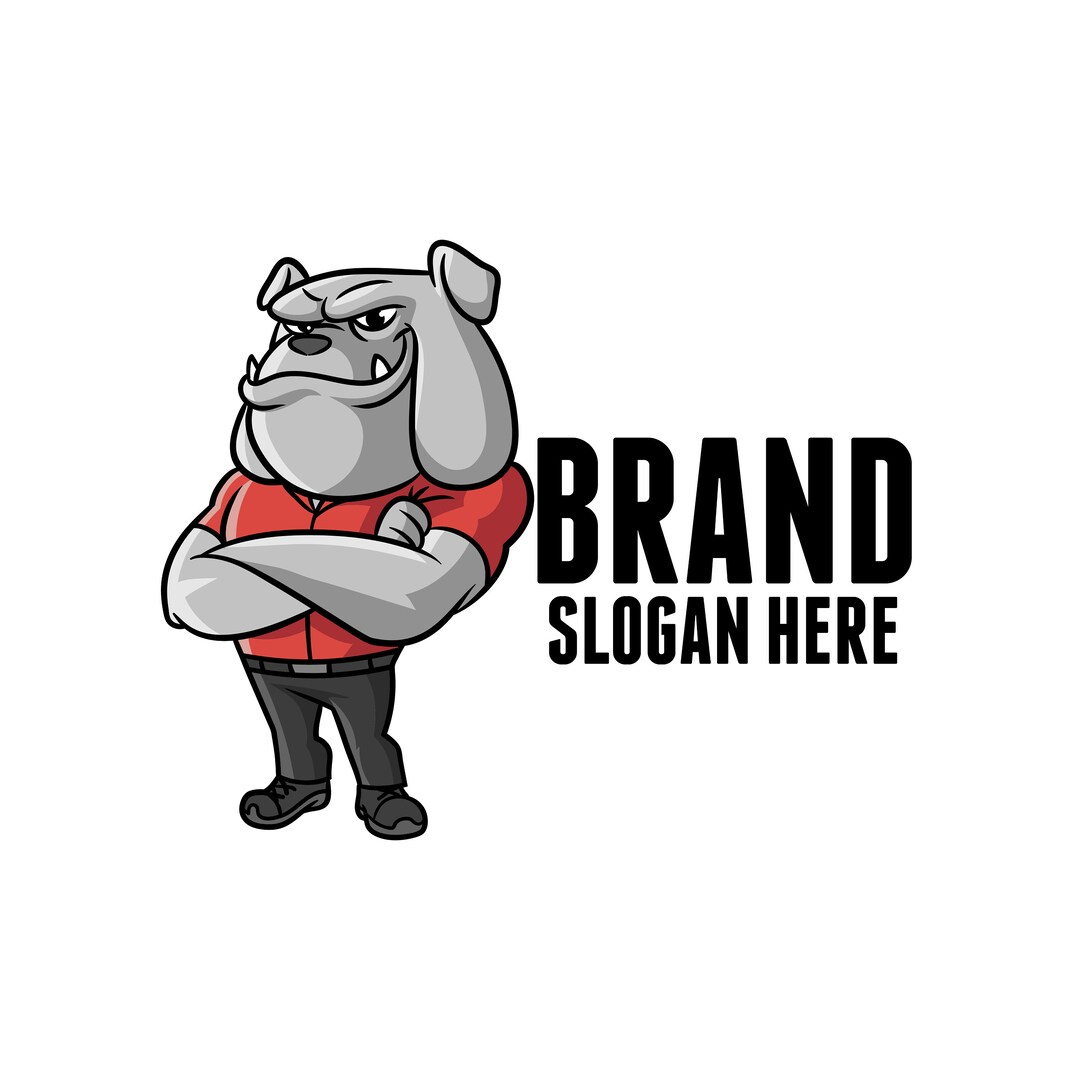 Bulldog Security Logo, Security Logo, Cartoon Logo, Mascot Logo ...