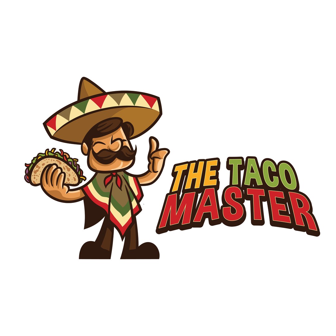 Mexican Taco Master Logo Templates - Restaurant - Food - Mexican ...