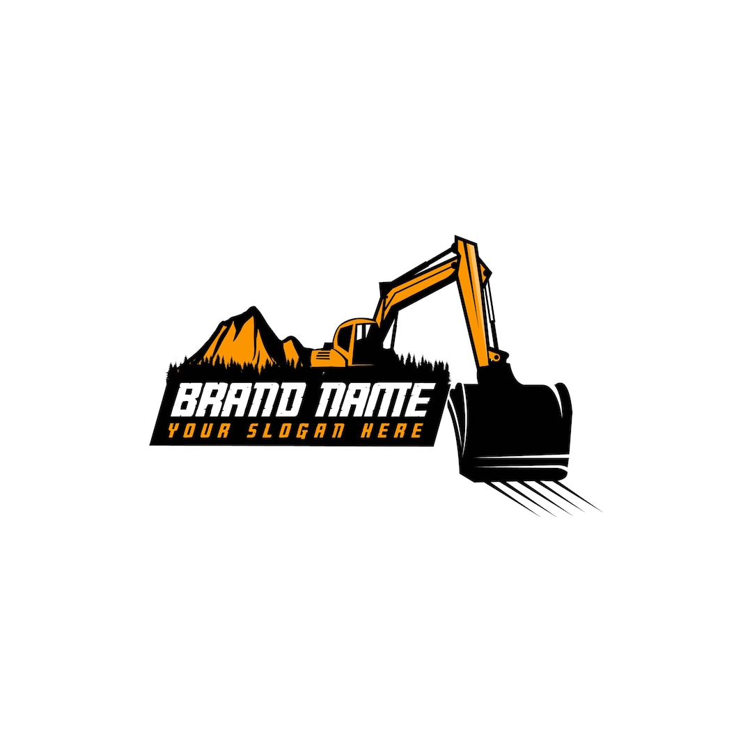 Excavating Logo Templates - Excavator - Service Logo - Excavating ...