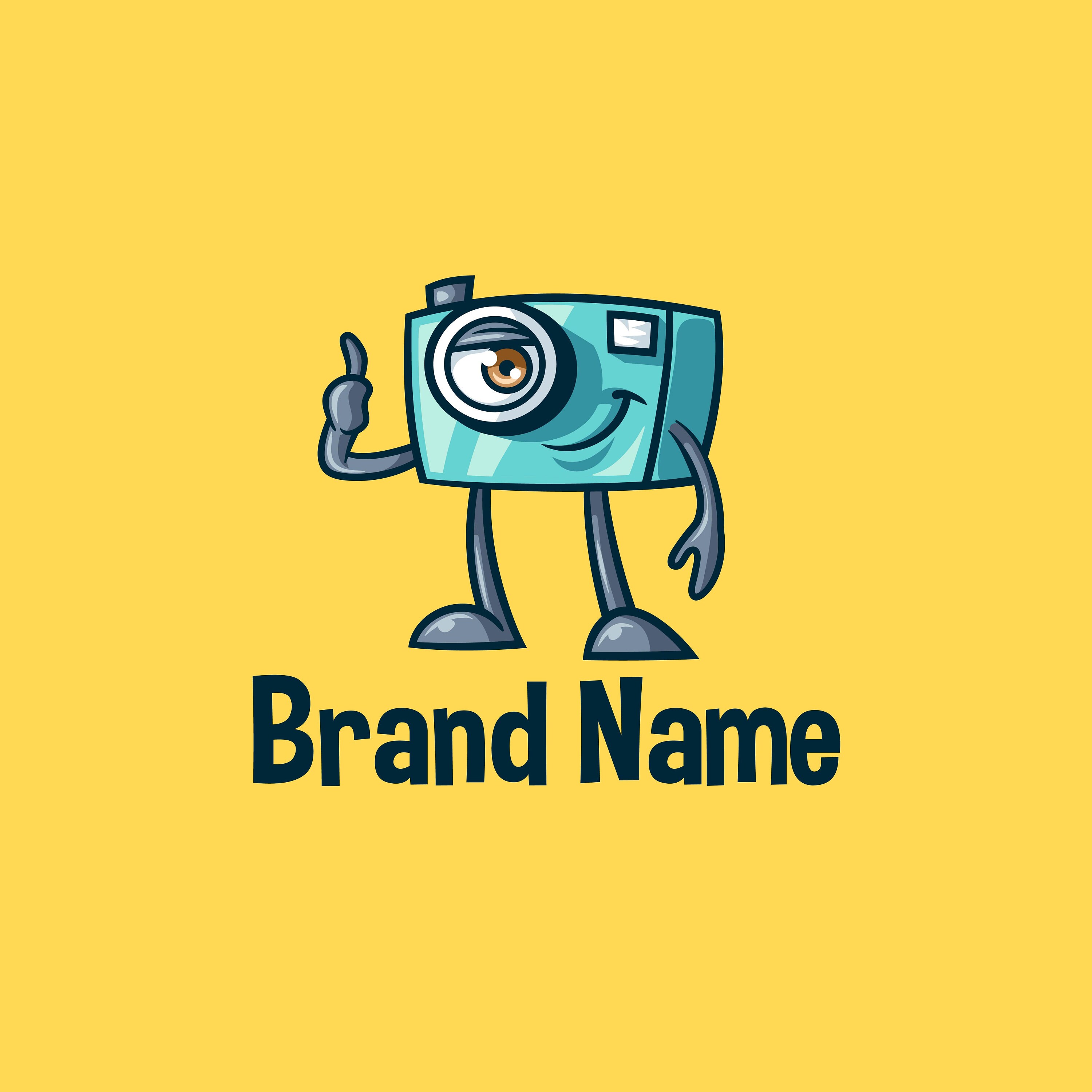 Editable Cartoon Camera Logo Design, Photography Logo,camera Part Shop ...