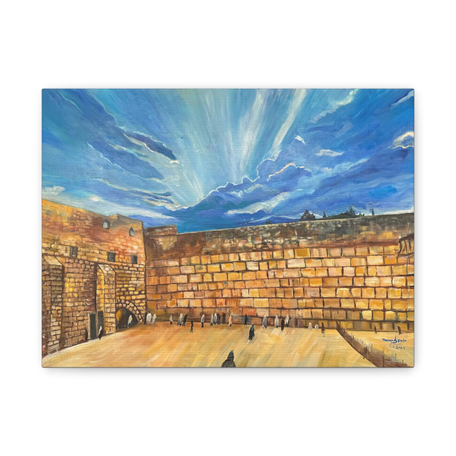 Print the Wall of the Wall in Jerusalem. Famous Places. Holy Land ...