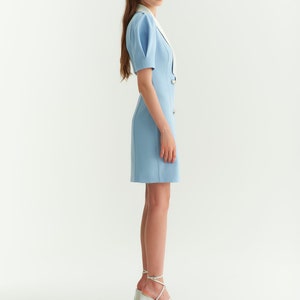 Double Breasted Dress With Contrast Collar PDF Sewing Pattern Bellamy ...